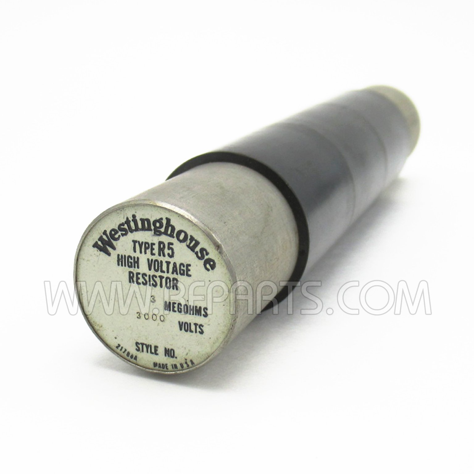 21788A Westinghouse Type R5 High Voltage Resistor 1 Megohms 1kv, Used