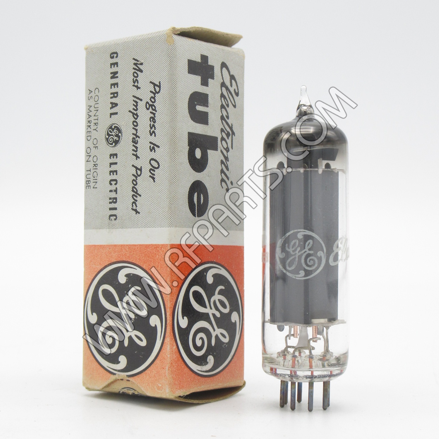 25EH5 Power Amplifier Pentode Tube. Designed to function in the audio ...