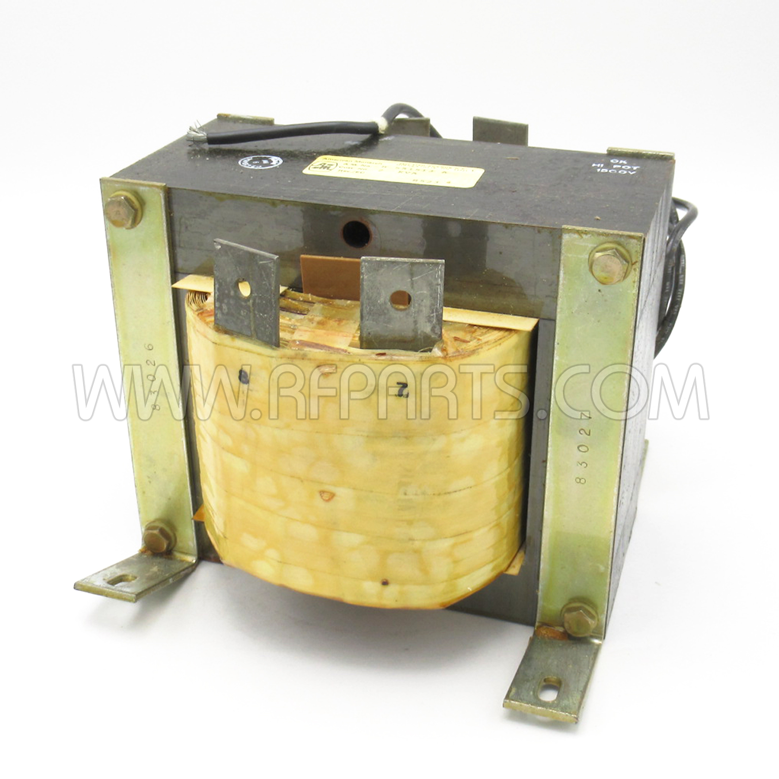 551513 American Monarch Transformer 2KVA, New Old Stock