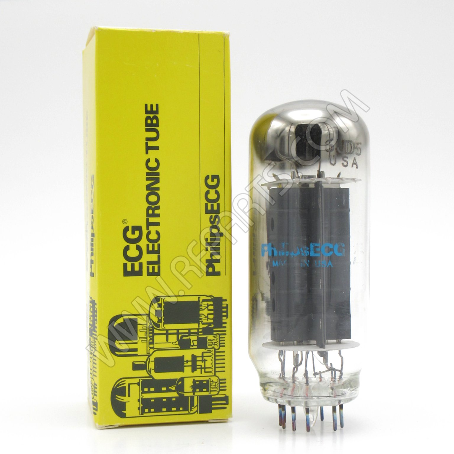 6JD5 Philips ECG Beam Triode Tube, New Old Stock, New In Box