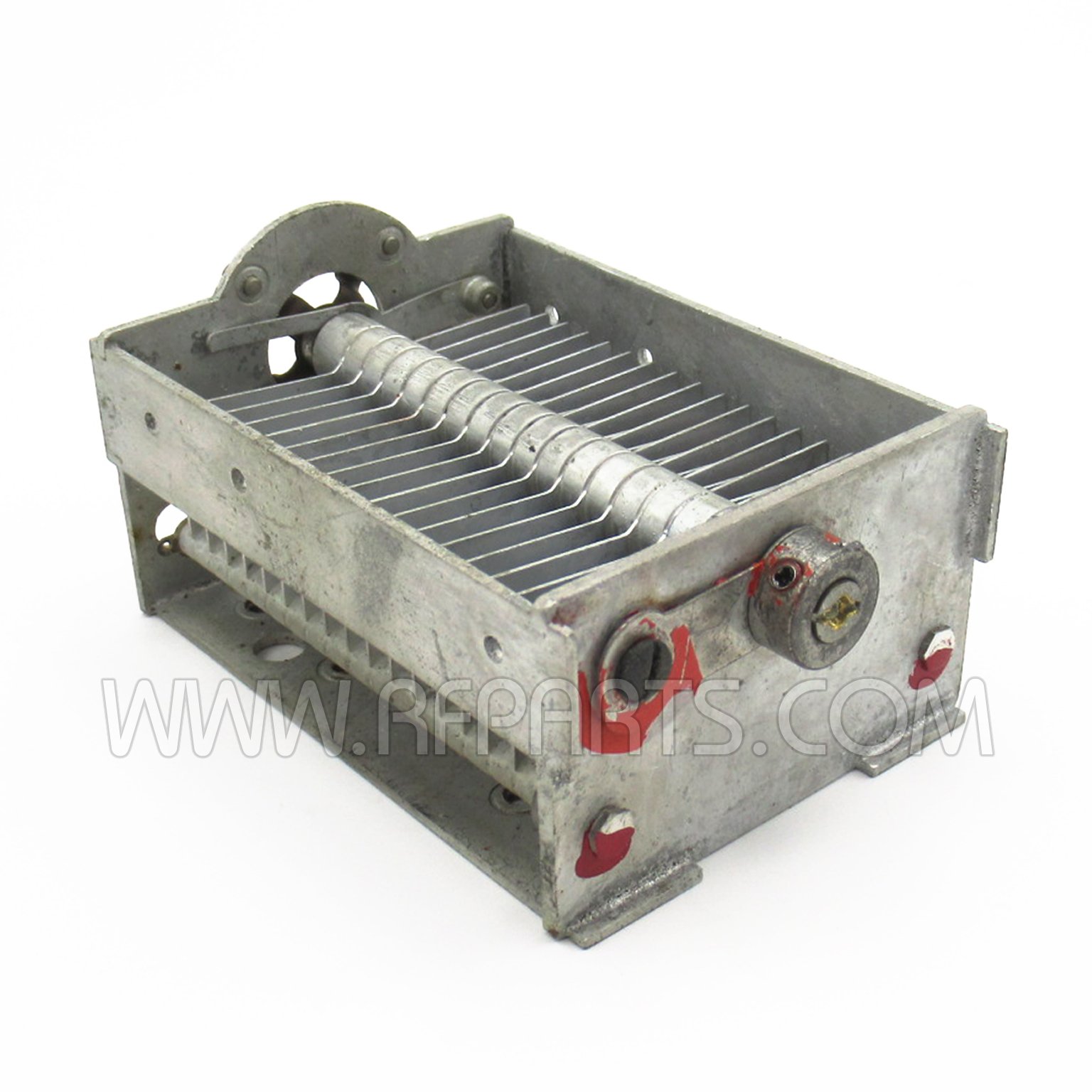 7324 G.I. Corporation Locking Air Variable Capacitor 40-200pf 2.2kv , Used
