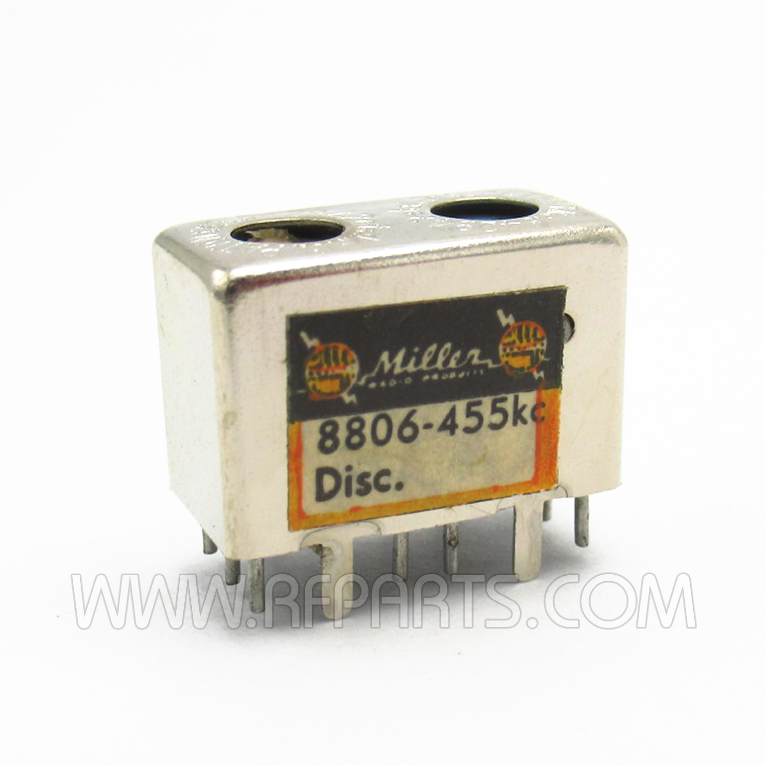 8806 Miller Sub-Miniature 455 KHz Discriminator Transistor, New Old Stock