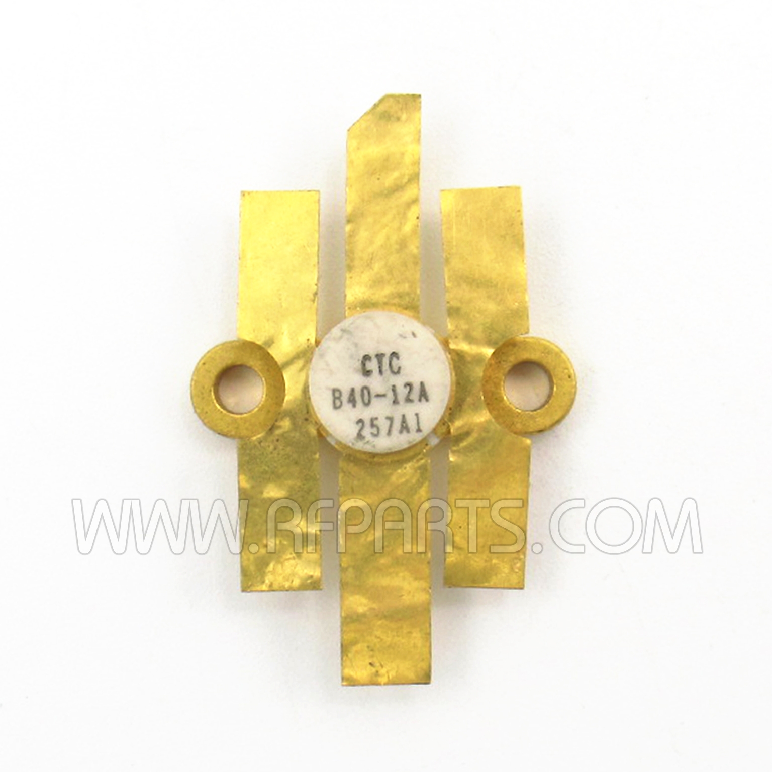 B40-12A, CTC, Power Transistor, 40 watt, 12.5v, Flange Mount, New Old Stock