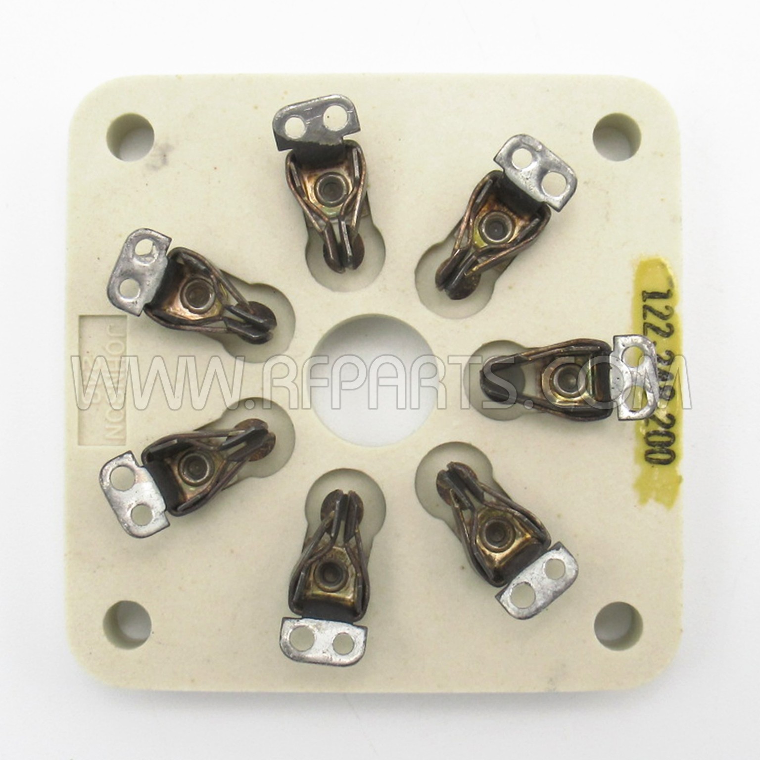 122-248-200, Johnson, Ceramic, 7 Pin, Tube Socket, New Old Stock