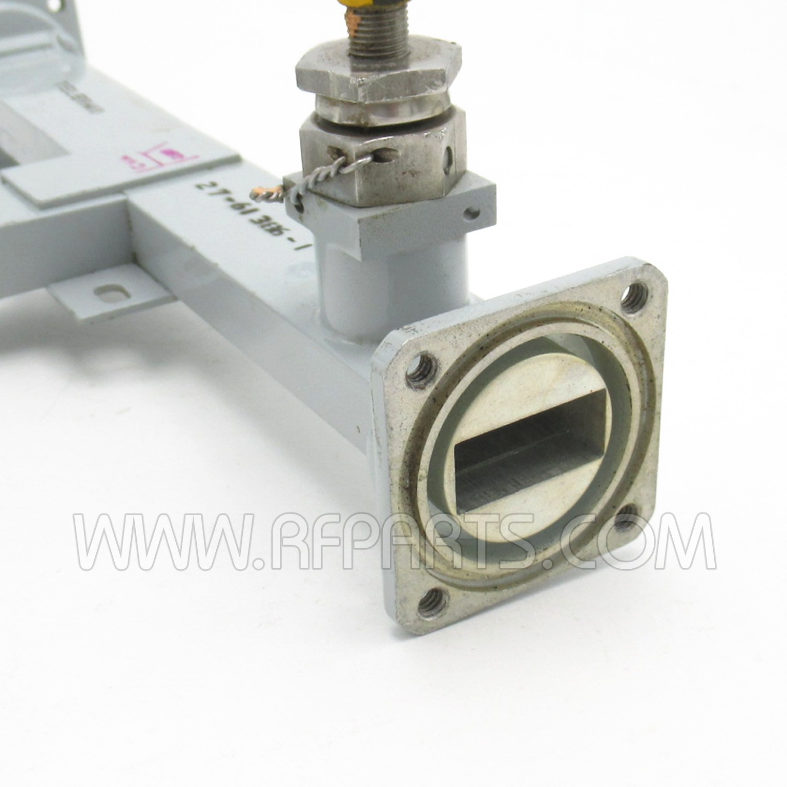 27-61386-1 Telerad WR90 Rigid Waveguide with Mounting Bracket, Used