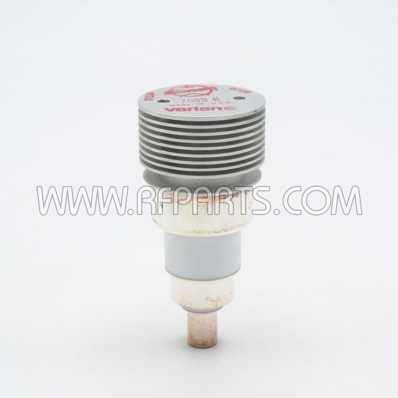 7698R Eimac UHF Planar Triode Tube. Designed for use as a grid pulsed, plate pulsed or CW ...