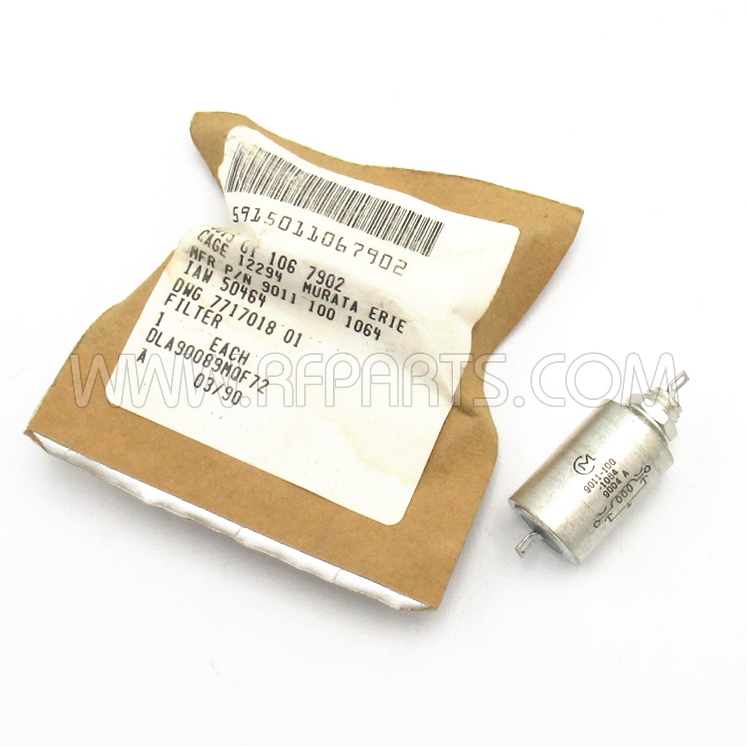 9011-100-1064, Murata, Erie, Radio, Frequency, Interference, Filter, 50 ...