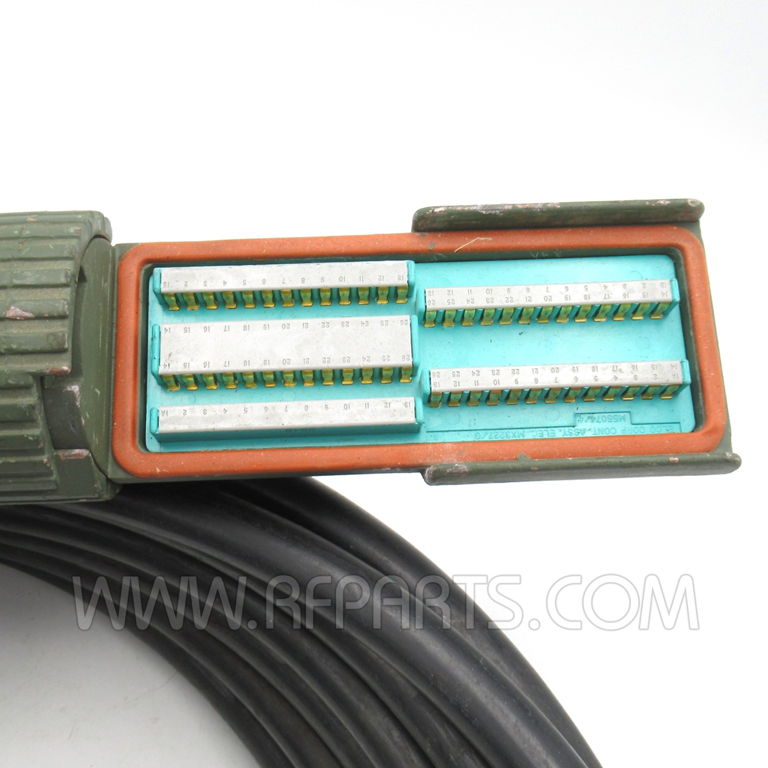 50 Foot, RCU Cable Assembly, with Elco U-1858B/G (M55974.1) Connector ...