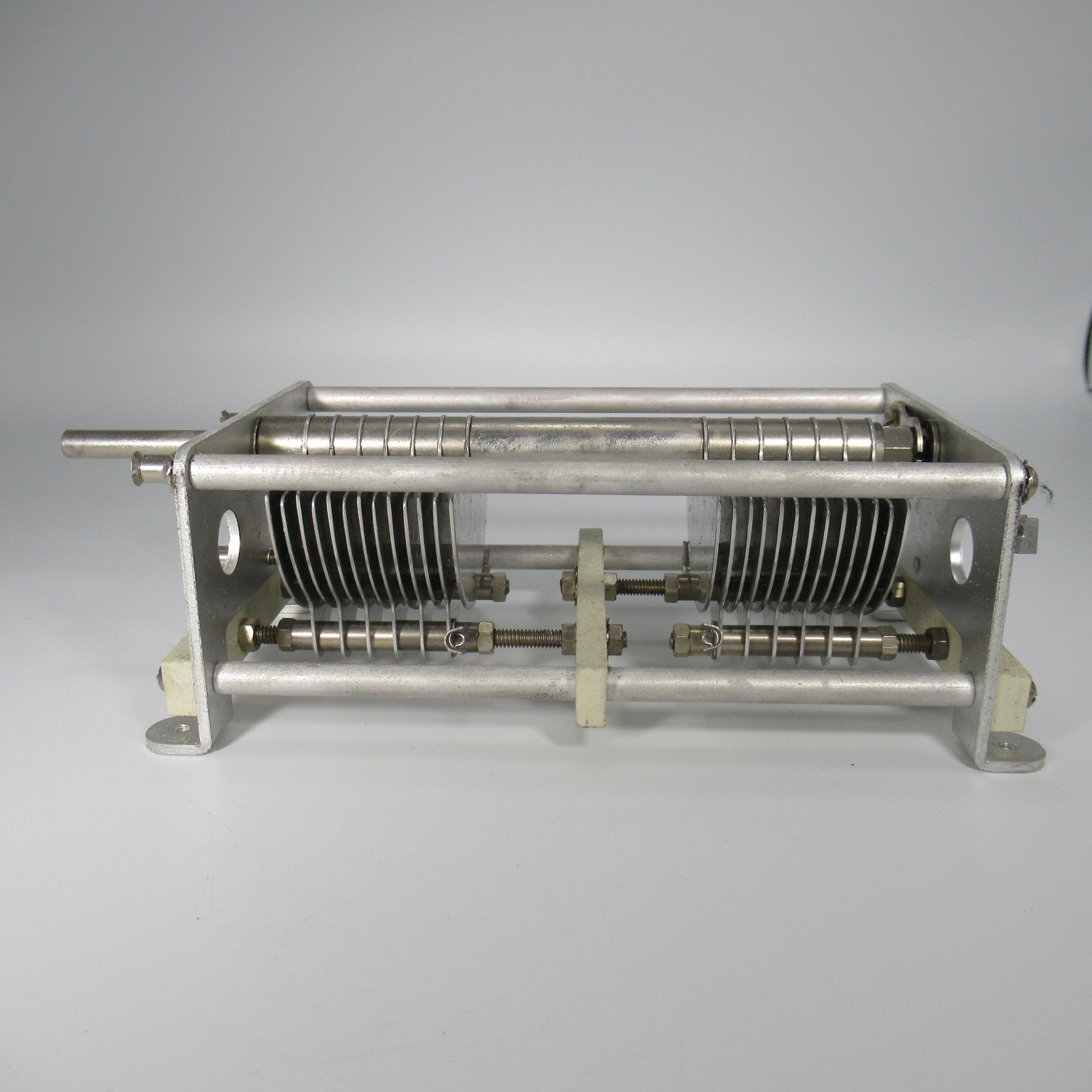 TMC-100D Air Variable Capacitor, 2 Section, 11-100 pf, 13 plates, 3kv ...