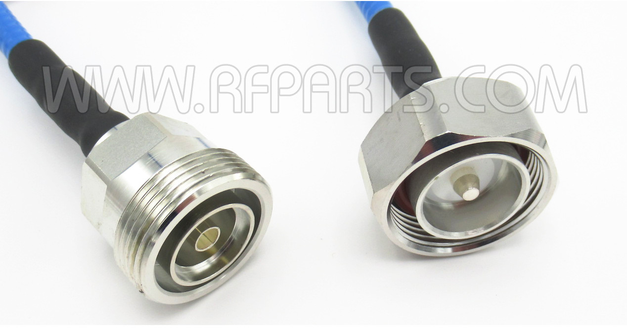 P2RFC-2195-12 RF Industries 7/16 DIN M/F Low PIM 12" Cable Assembly