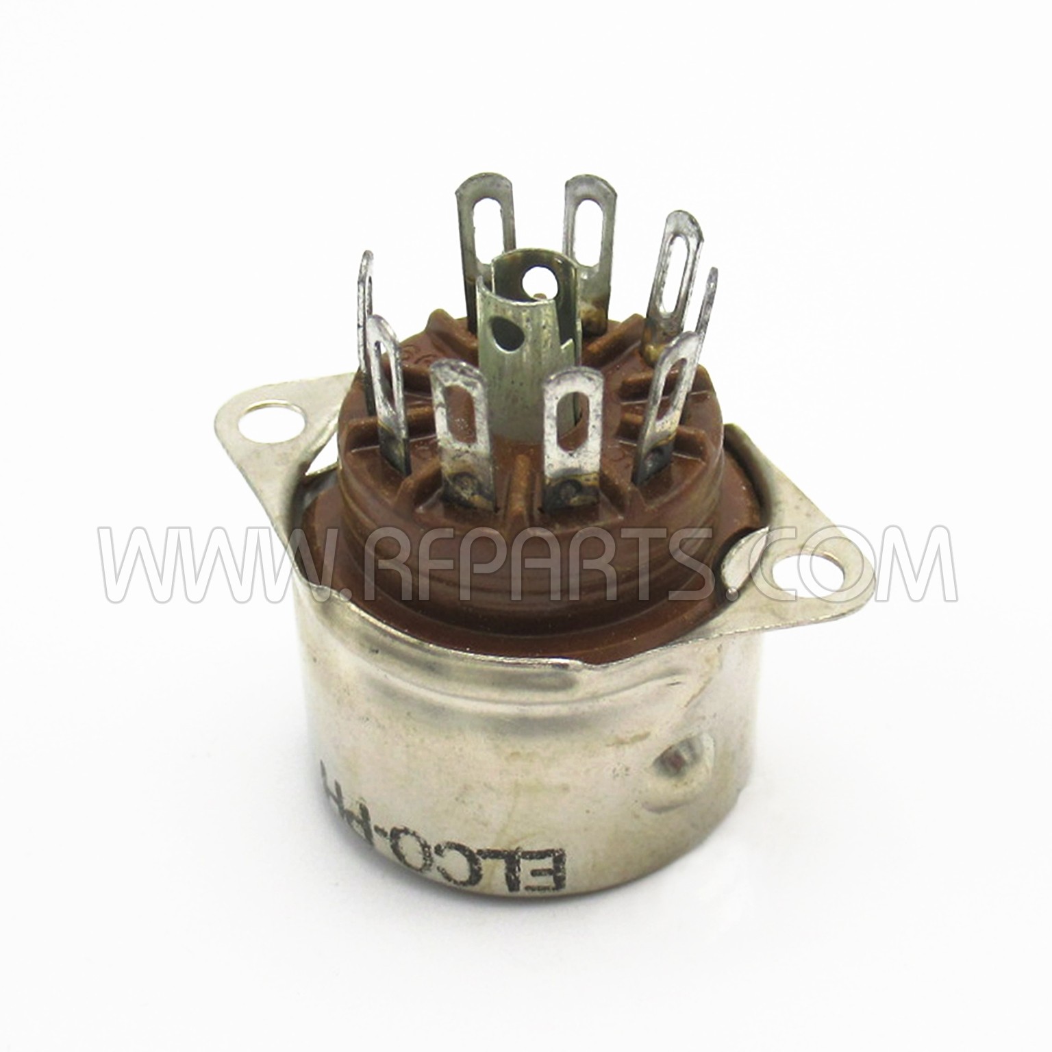 TS103P01, ELCO, 9 Pin, Phenolic, Tube Socket, Chassis Mount, Pre-Tinned ...