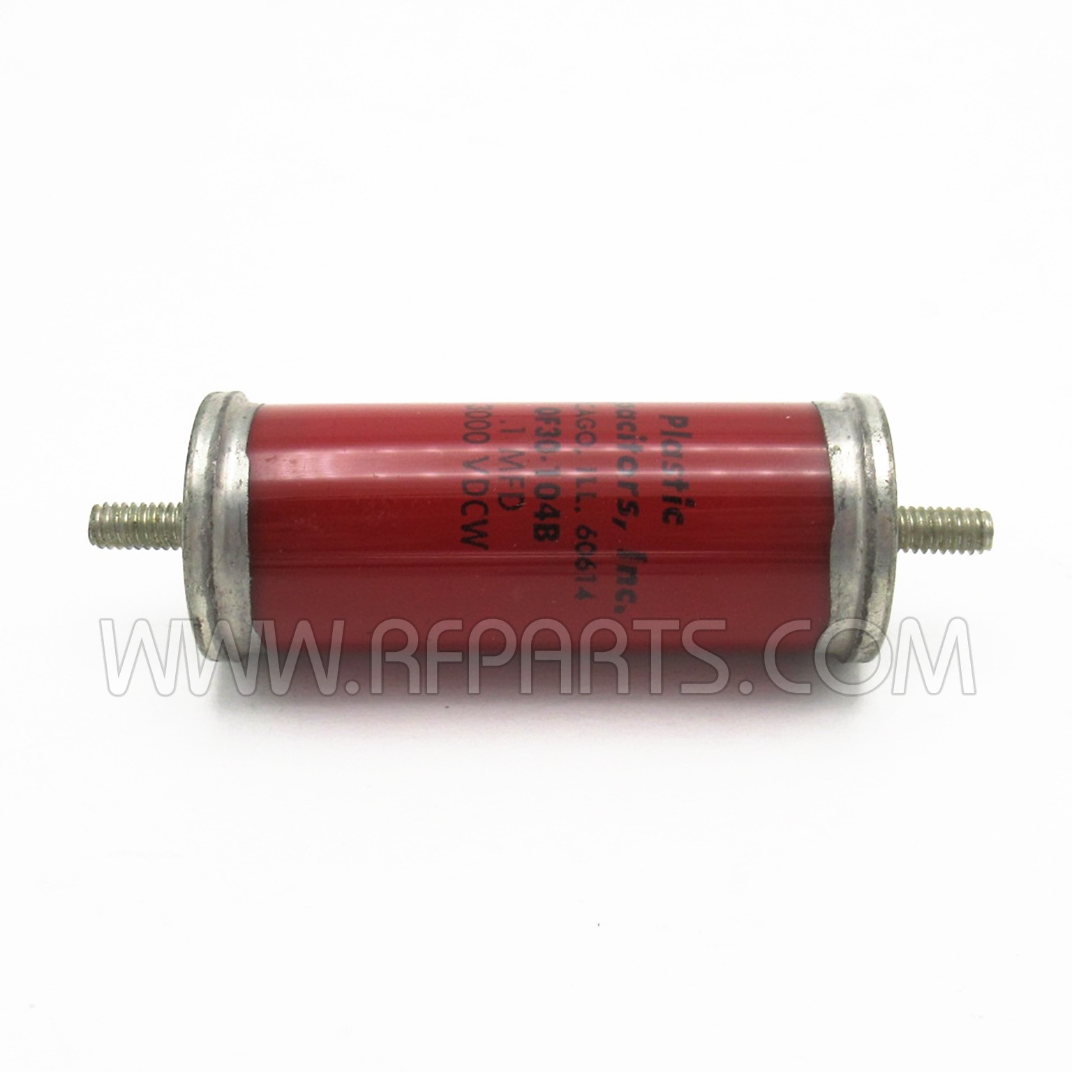 0F30-104B Plastic Capacitors Glass Body Oil-filled Capacitor .1mfd ...