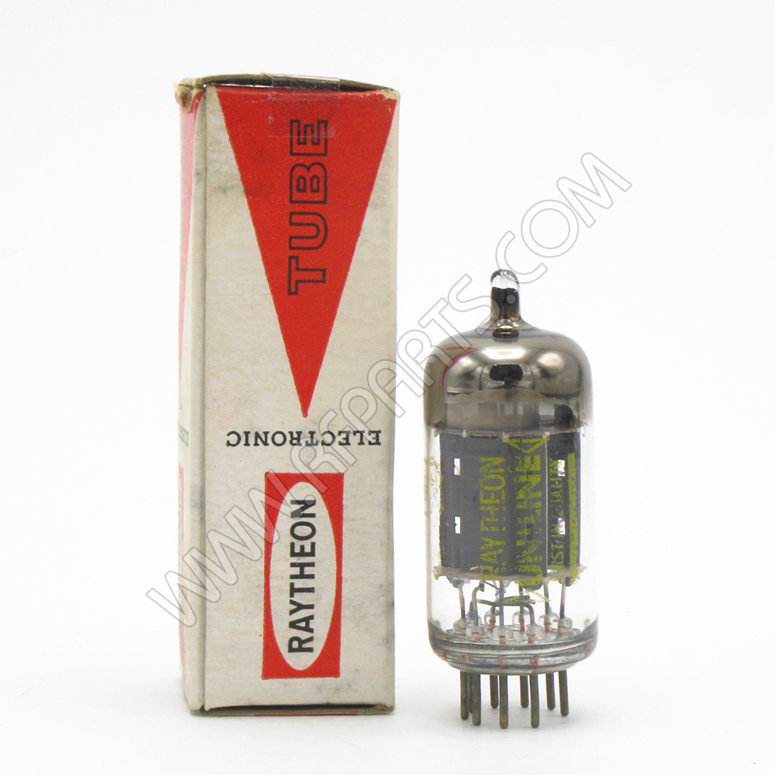12AU7, General Electric, Medium Mu, Twin Triode, New Old Stock
