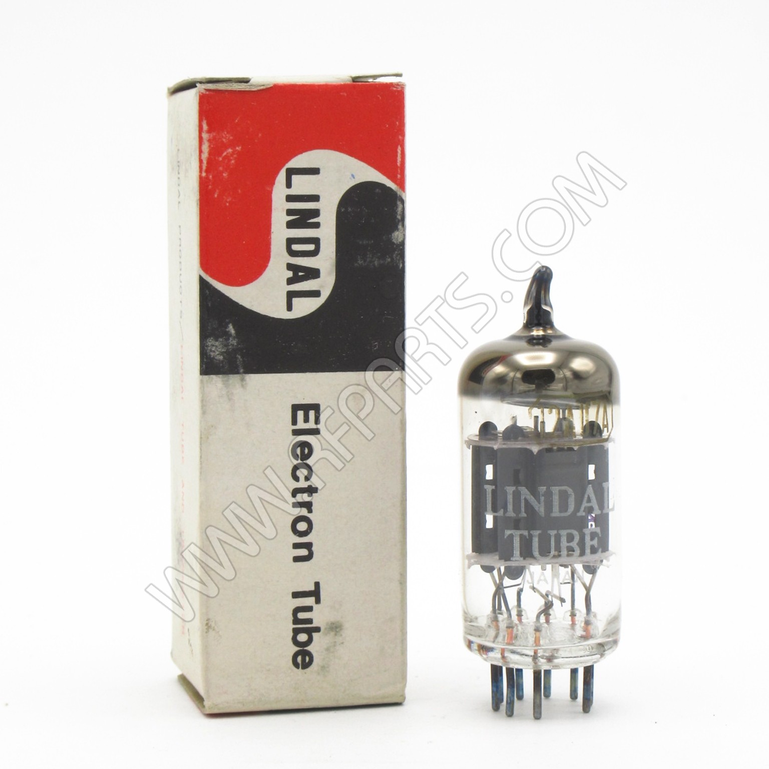 12AU7A, Lindal, Medium Mu, Twin Triode, Receiving Tube, New Old Stock, New In Box