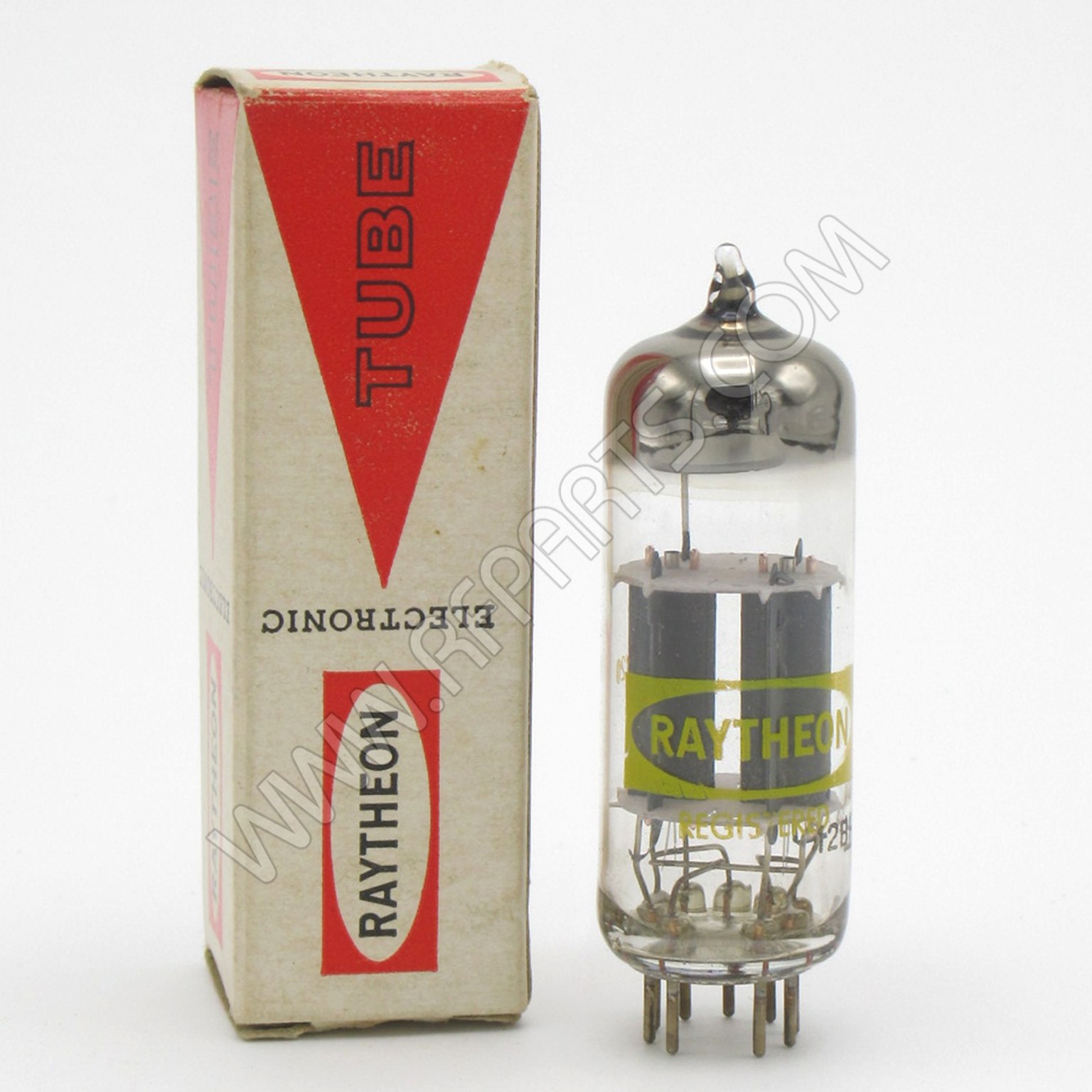 12BH7A /12BH7 Raytheon Medium Mu Twin Triode Tube. Designed to be ...