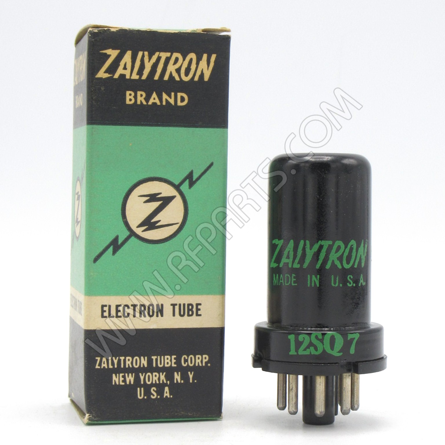 12SQ7, Zalytron, Duplex-Diode, High Mu, Triode Tube, New Old Stock, New ...