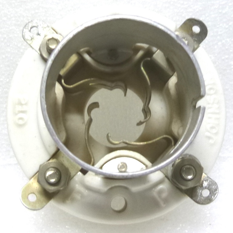 210-SOC Tube Socket, 4 Pin, Johnson