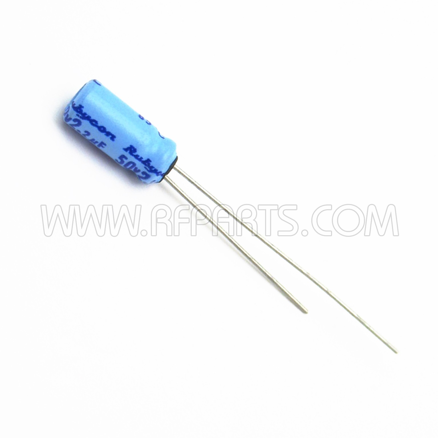 2.2-50, Radial, Electrolytic, Capacitor, 2.2uf, 50v, Pack of 2