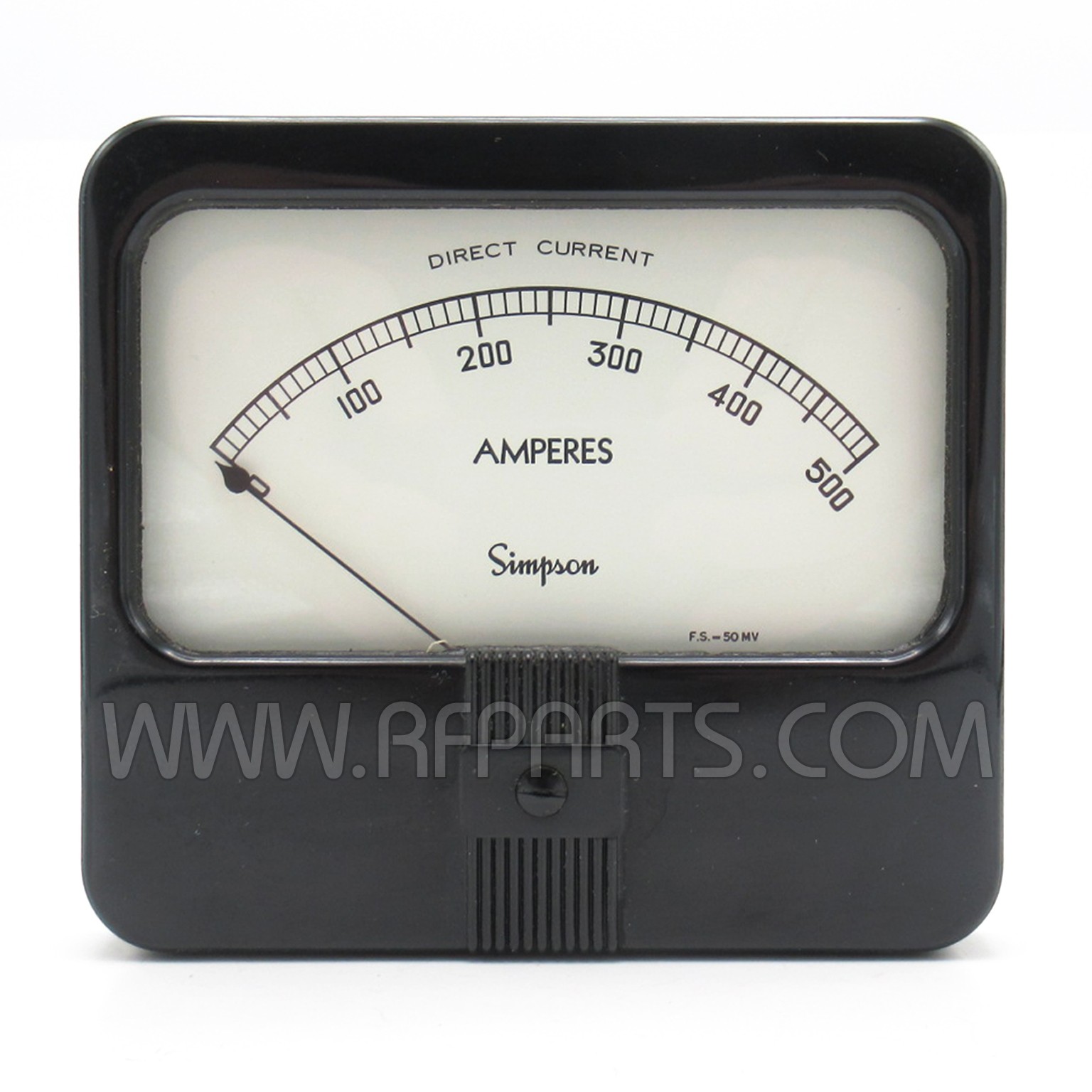 Model 29, Simpson, Panel Meter, 0-500 DC Milliamperes, New Old Stock