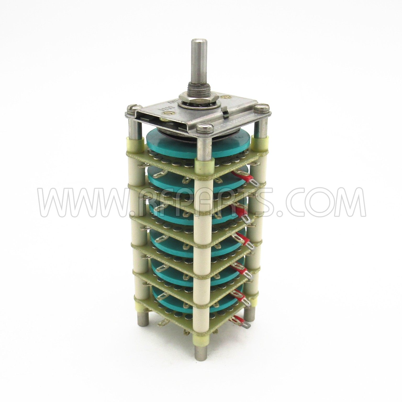 2J50A4-6HV Shallcross Rotary Switch 6 Pole 12 Position, New Old Stock