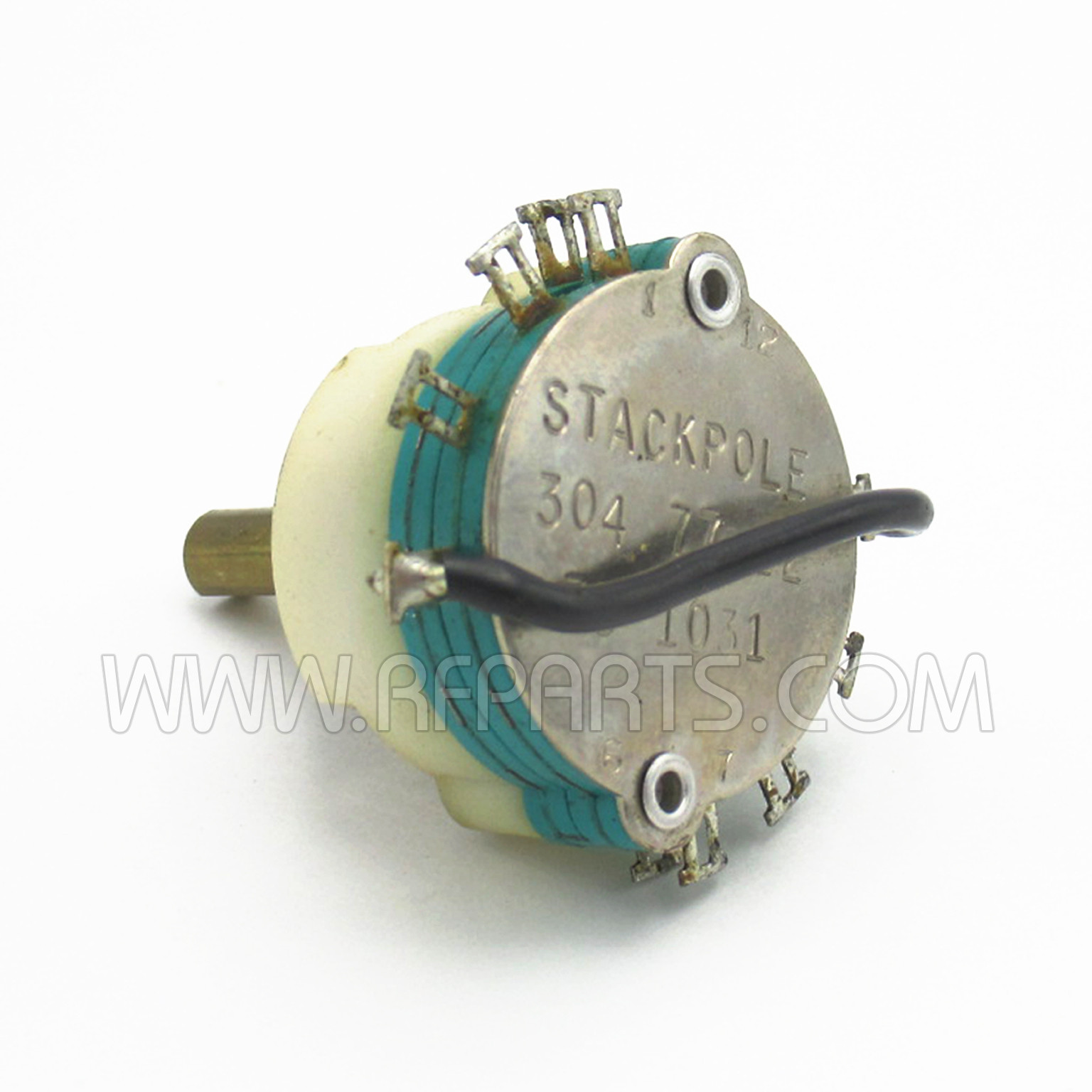 304-77-22 Stackpole Rotary Switch 2 Pole 4 Position Prepped for Install ...