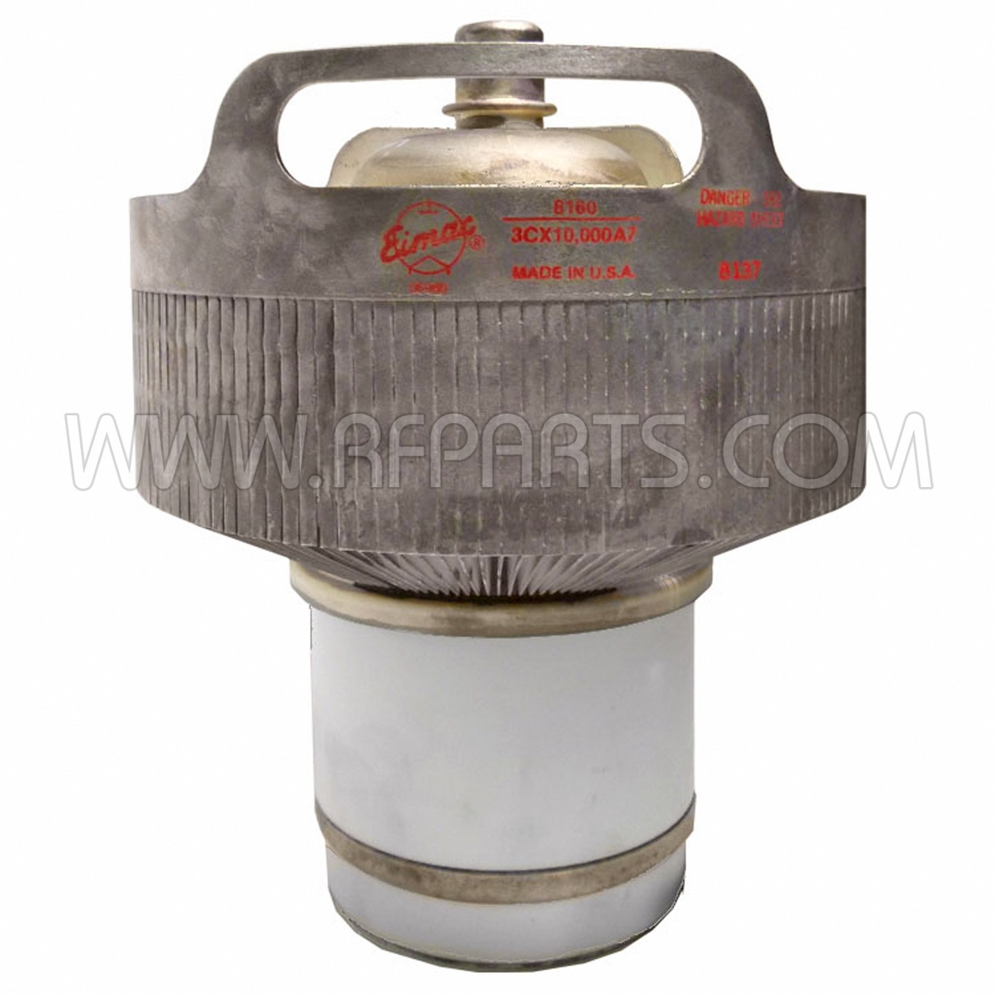 3CX10000A7, 8160, Eimac, High-Mu, Power Triode, New Old Stock