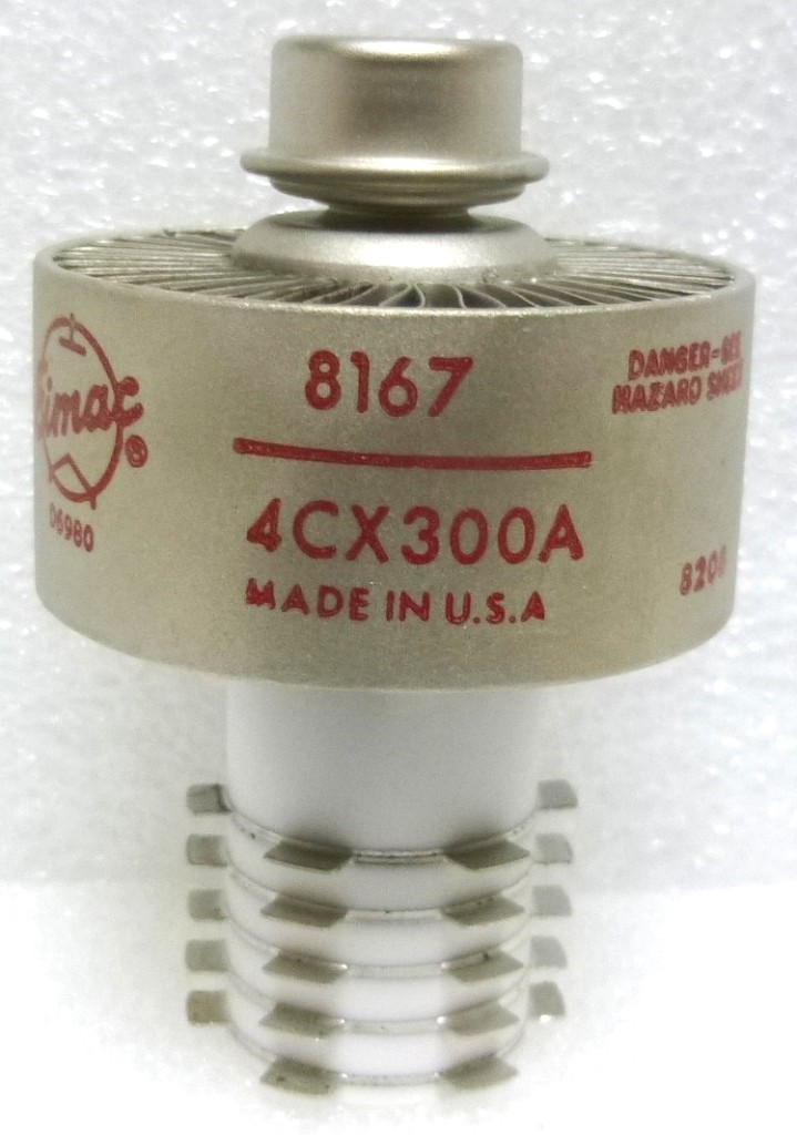 8167, 4CX300A, Raytheon, Transmitting Tube, Broadcast/Industrial, New ...