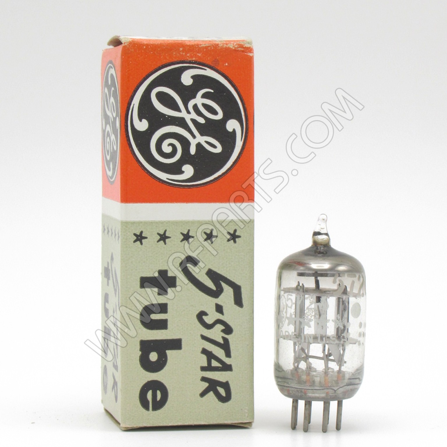 5726, General Electric, 5 Star, Twin Diode, Tube, (6AL5), New Old Stock ...