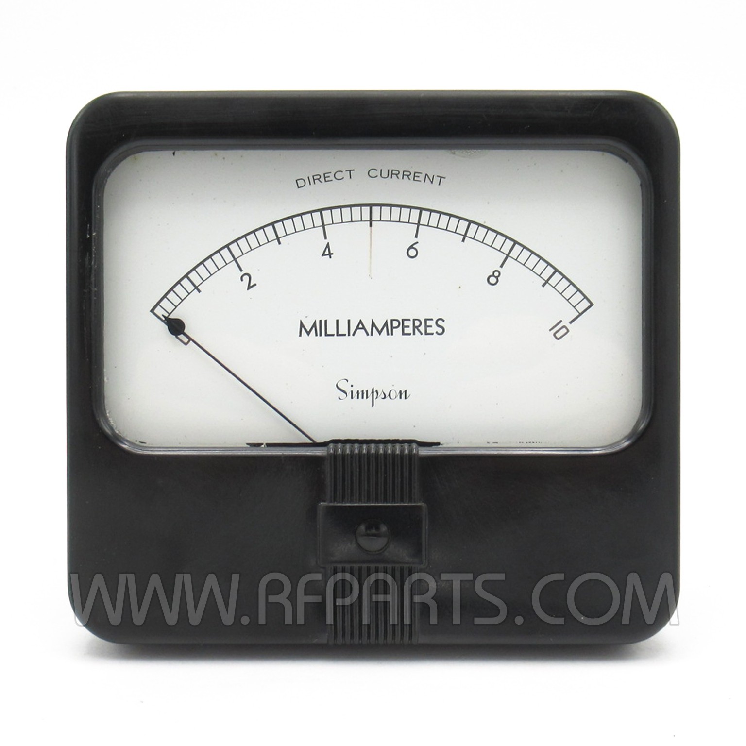Model 59, Simpson, Panel Meter, 0-10 DC Milliamperes, Used