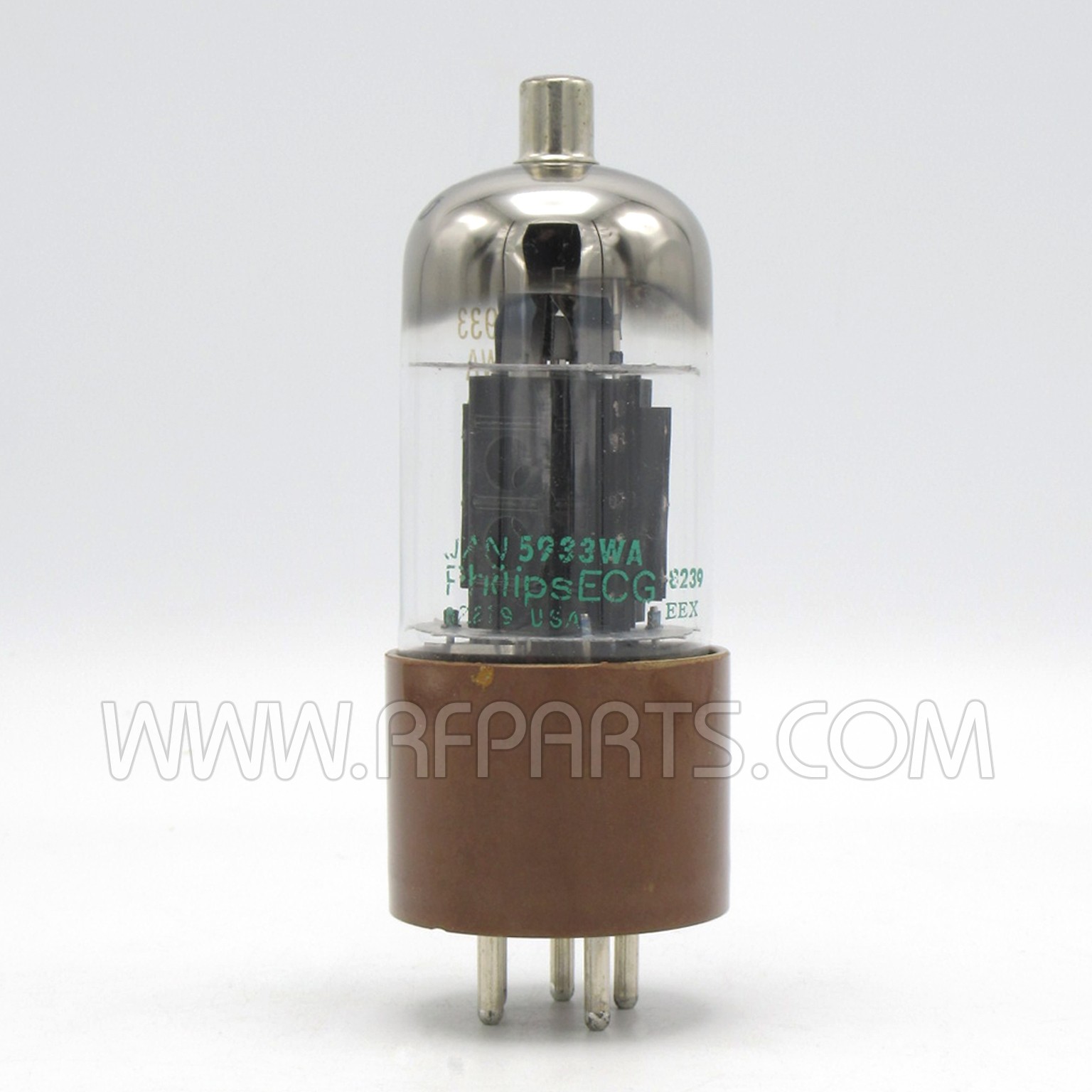 5933WA, Sylvania, Tetrode, Vacuum, Tube, with Black Plate, Gold Label ...