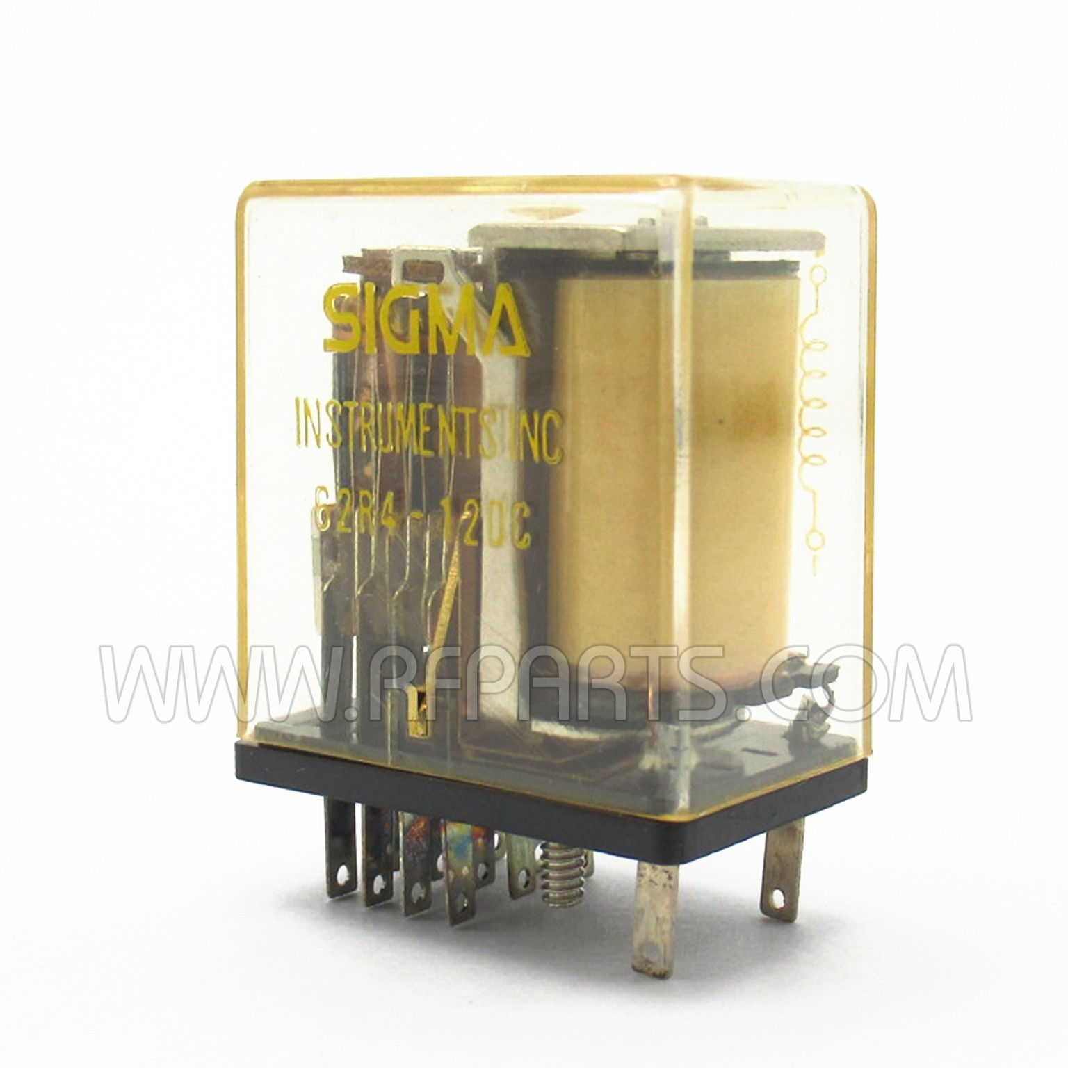 62R4, Sigma, 12VDC, 4PDT, Relay, New Old Stock