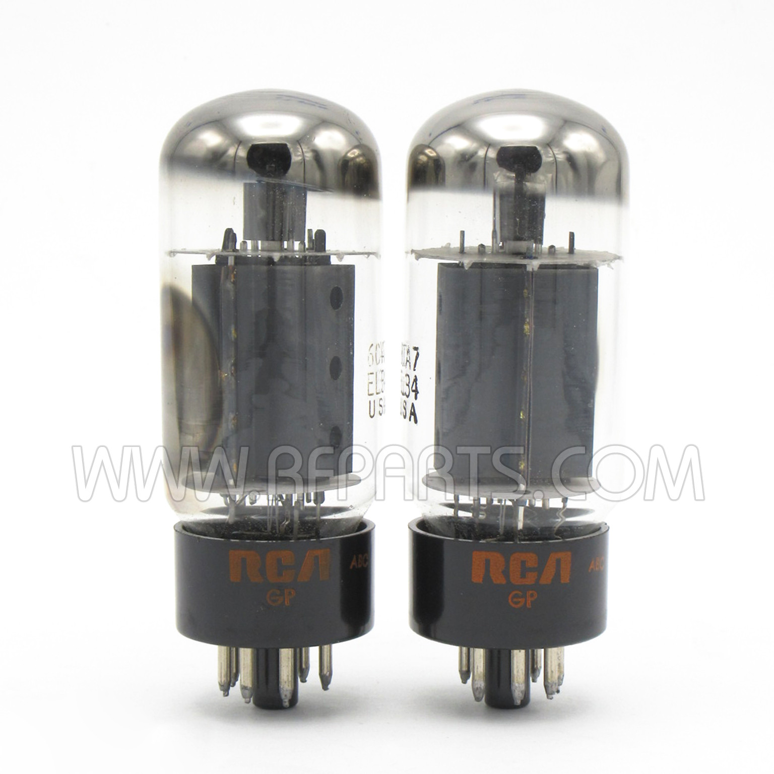 6CA7 / EL34 Amperex "Bugle Boy" Power Amplifier Pentode (Britain), Low Hour Pull