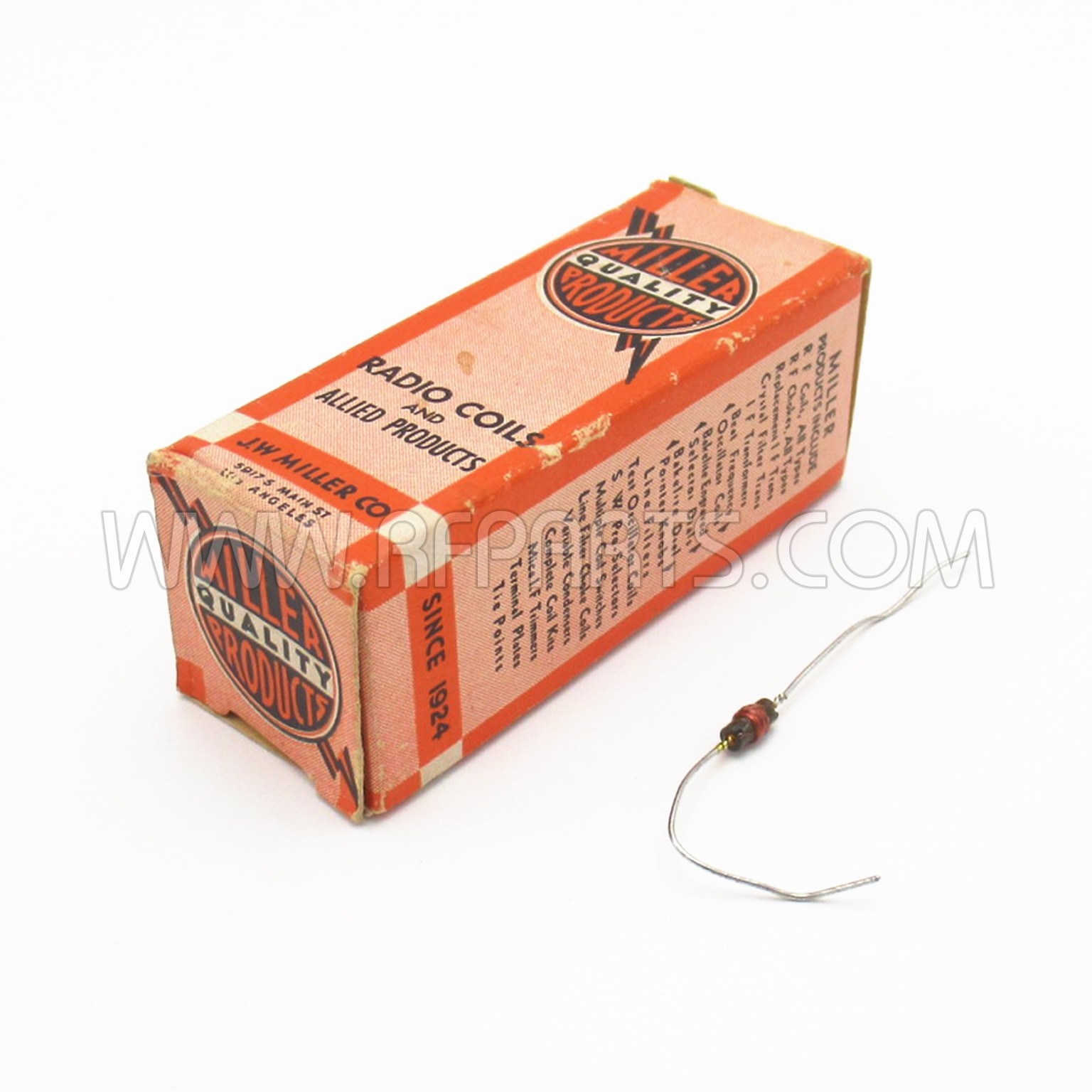 70F335AI, J.W. Miller, R.F. Coiled Choke, 33μH, 75mA, New Old Stock, New In Box