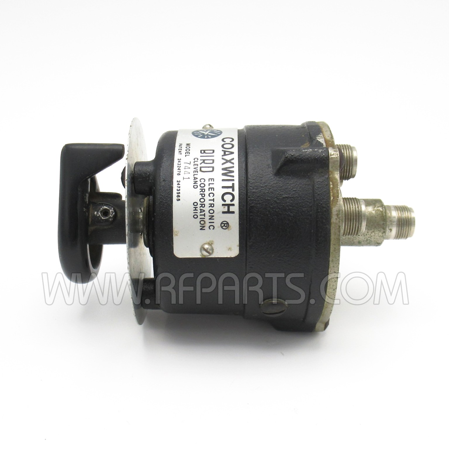 7441, Bird, 3 Position, Single Circuit, Selector Coaxial, Switch, (Pull)