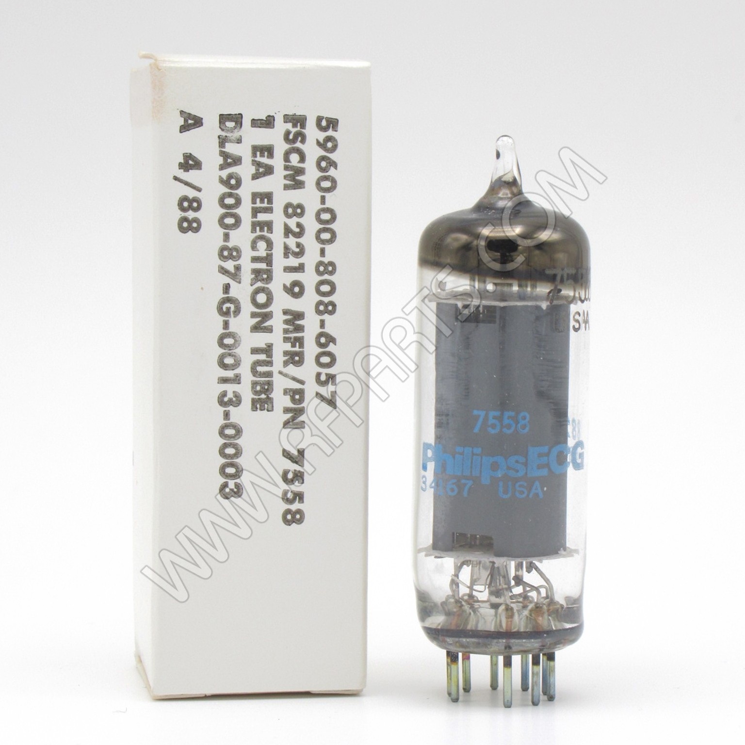 7558, Philips ECG, Beam Power, Amplifier, New Old Stock