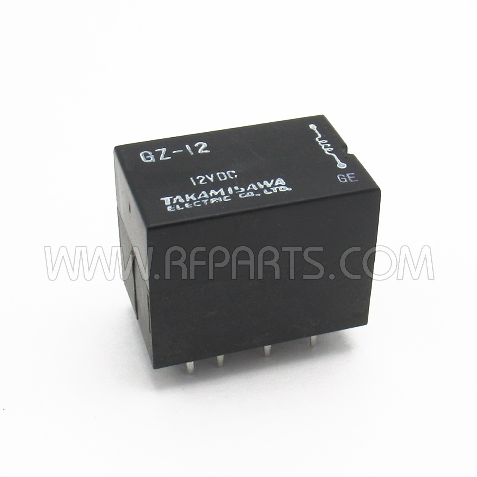GZ-12, Takamisawa, 12V DC, 2P2T, 3A, Relay, New Old Stock