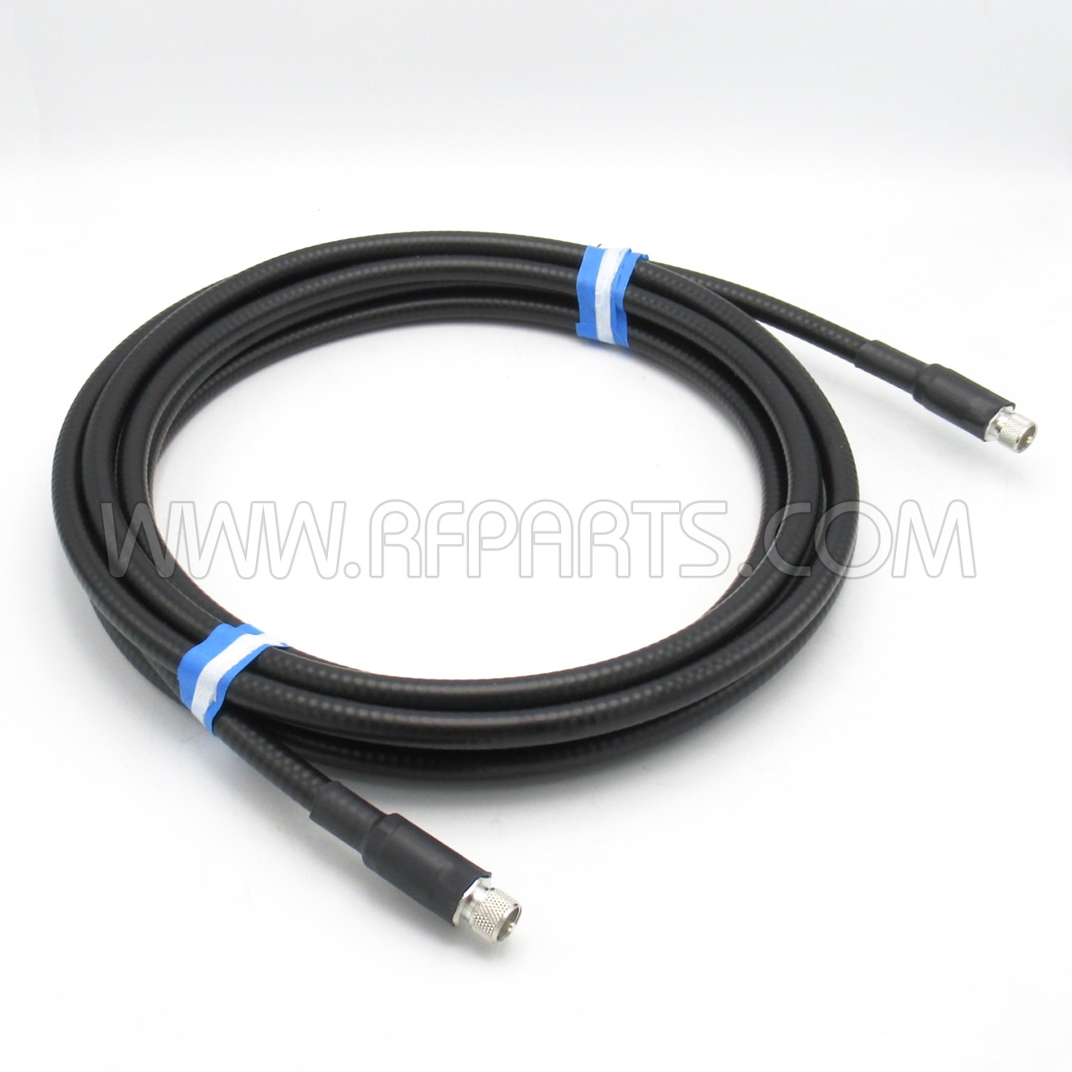 25 foot LDF4-50A Cable Assembly with RFU502-H1 Connectors Installed on ...
