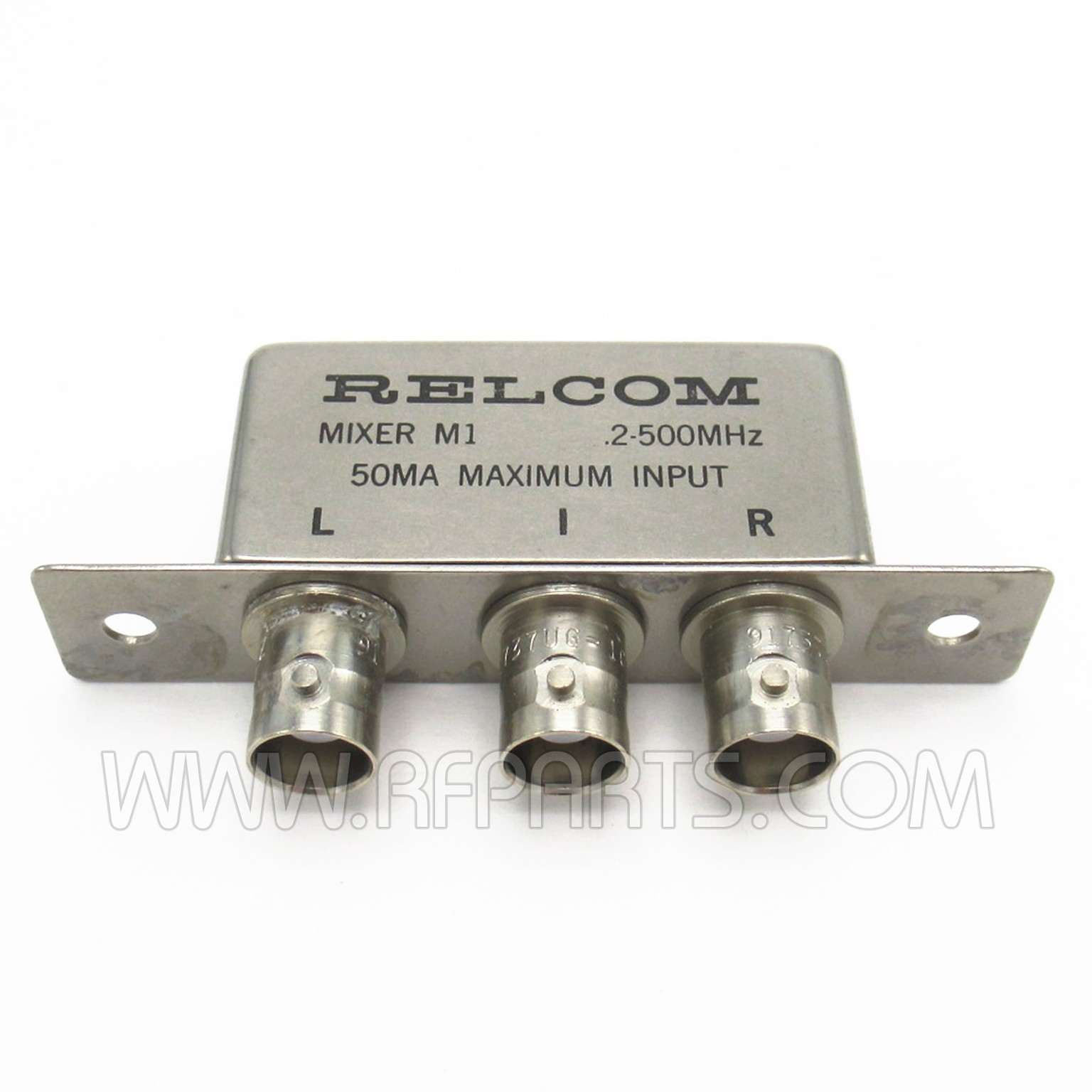 M1, RelCom, BNC, Female Mixer, .2-500 MHz, Used