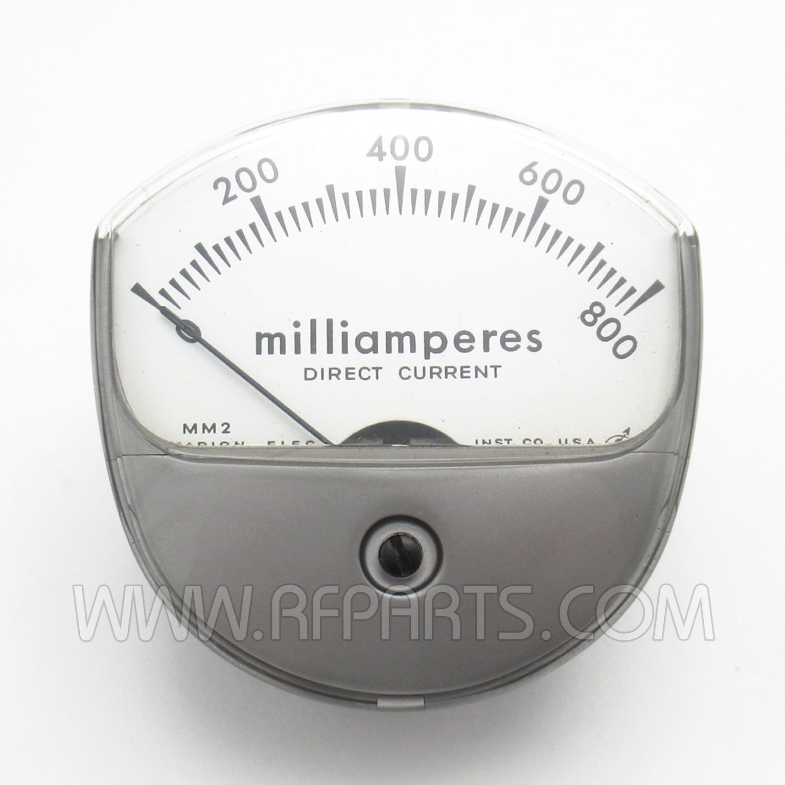 MM2 Marion Panel Meter 0-3 Milliamperes DC, Used