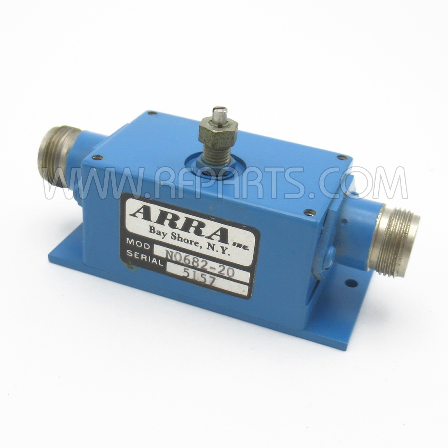 N0682-20, ARRA, 1 Watt, DC to 100 MHz, 20 dB, Continuously Variable, Attenuator, Used
