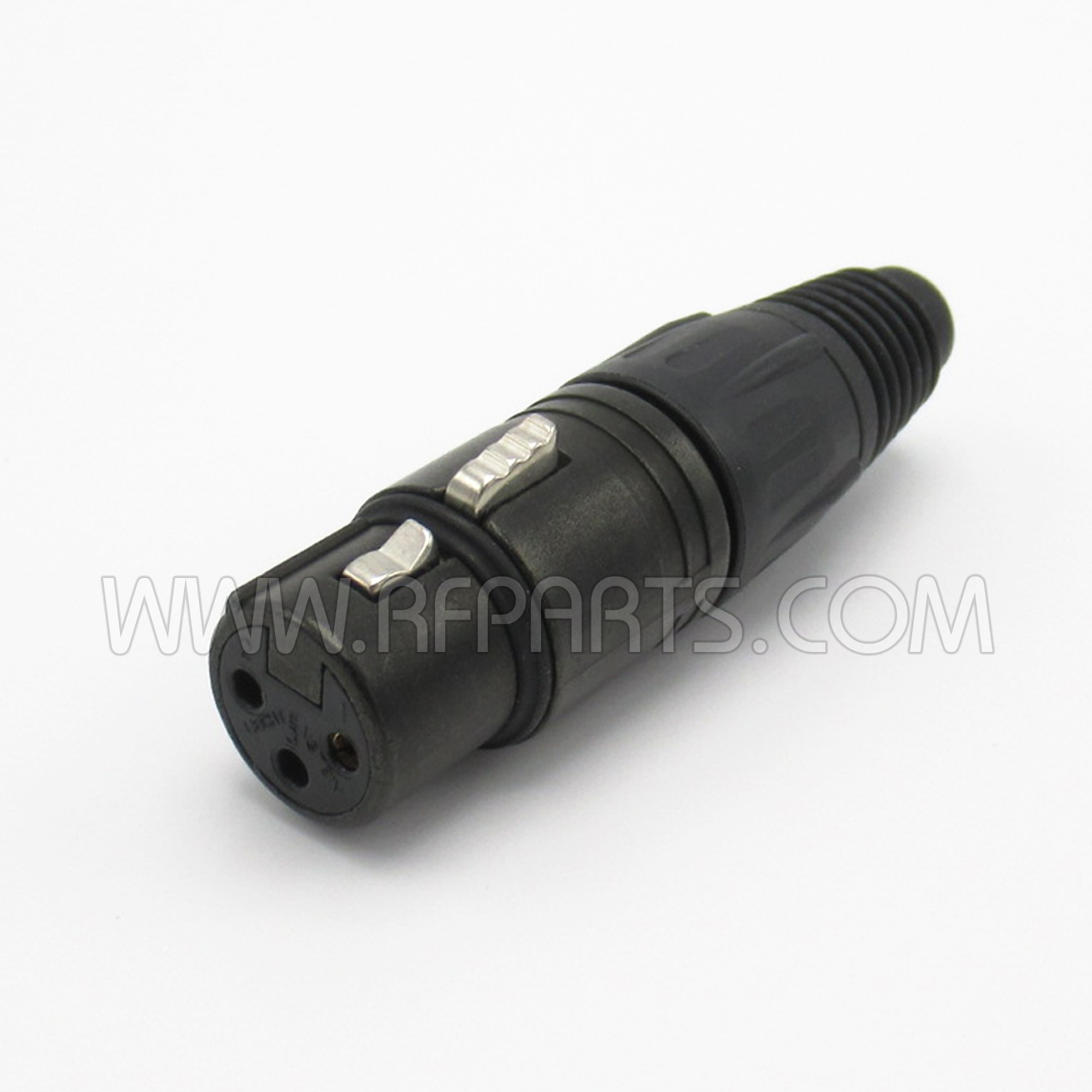 NC3FX-B, Neutrik, 3 Pole, Female, XLR, Cable Connector, with Black ...