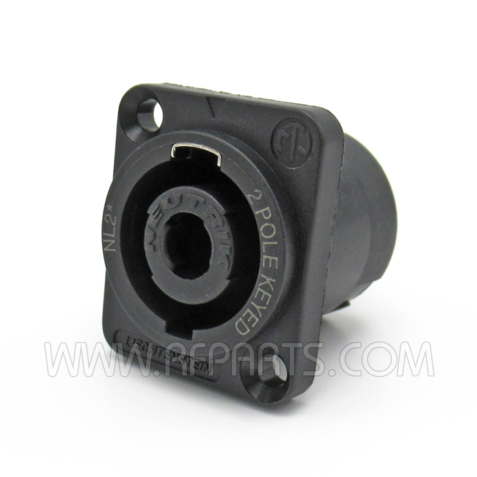 Neutrik, NL2MP, speakON, 2 Pole, Keyed, Panel Mount, Connector
