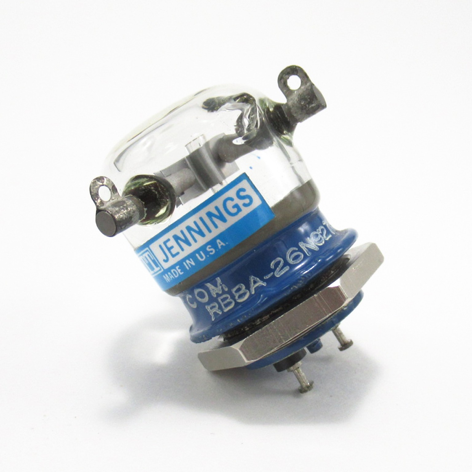 RB8A-26N927, Jennings, SPDT, Vacuum Relay, 26.5v, 285Ω, New Old Stock