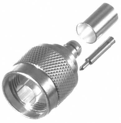 RFN-1005-C1 RF Industries Type-N Male Crimp Connector for Cable Group C1