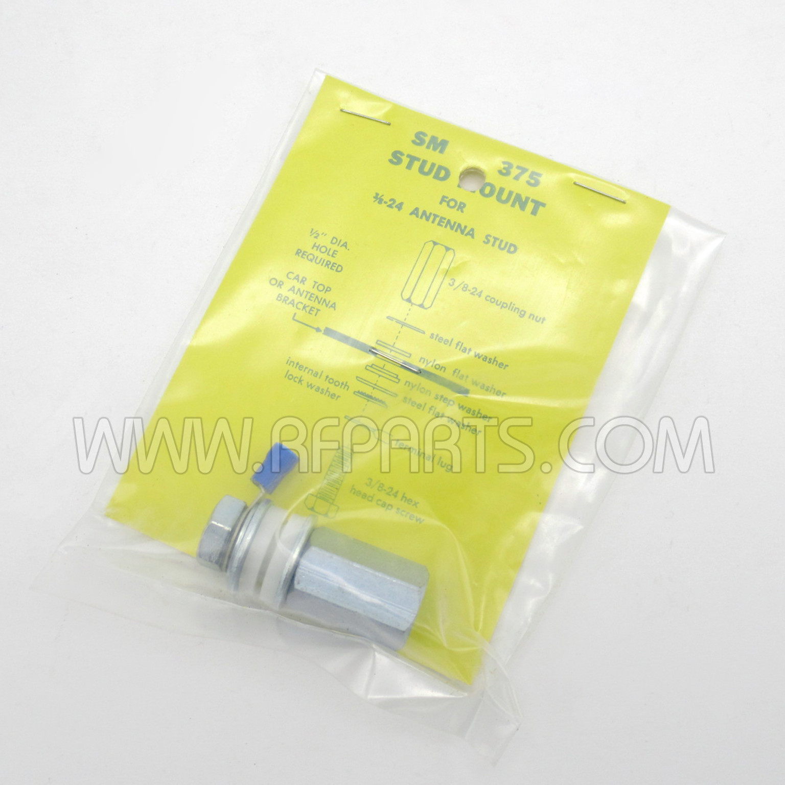 SM375 Van Ordt Antenna Stud Mount, New Old Stock