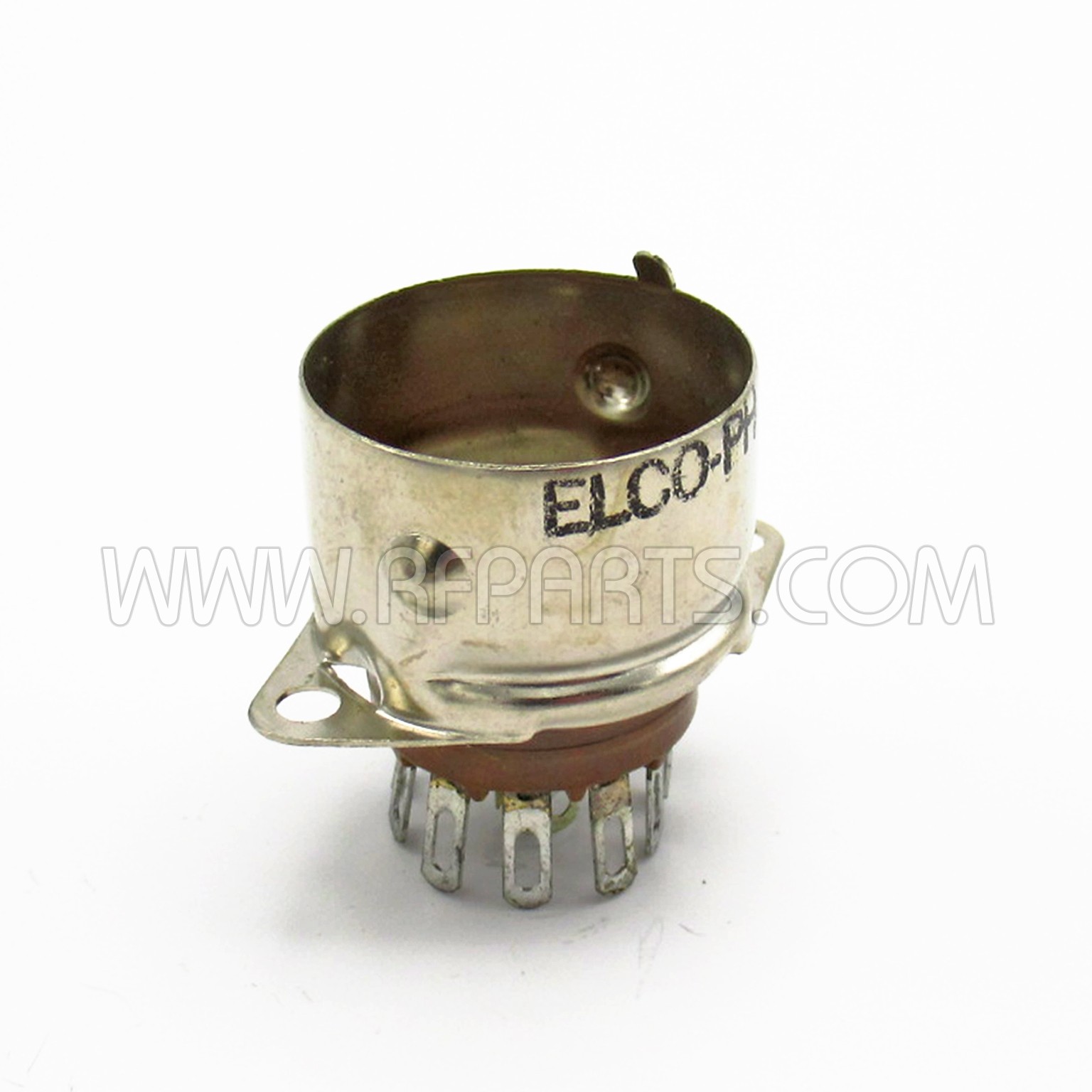 TS103P01, ELCO, 9 Pin, Phenolic, Tube Socket, Chassis Mount, Pre-Tinned ...