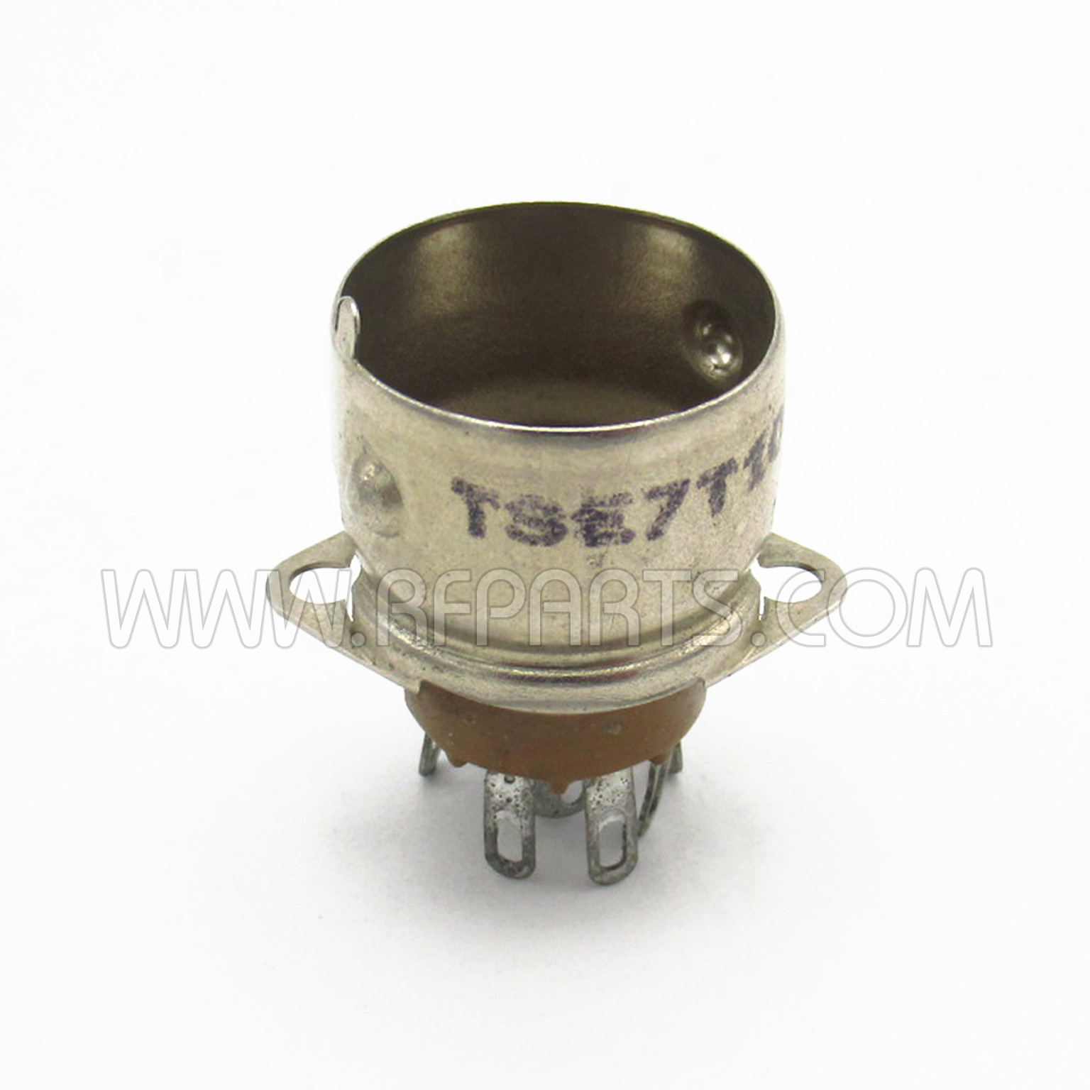 TSE7T101 ELCO 7 Pin Tube Socket with Shield Base, New Old Stock