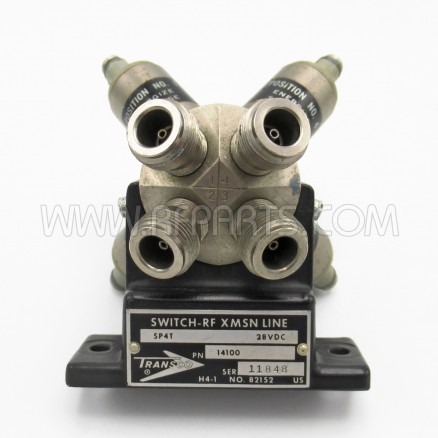 14100, Transco, SP4T, RF, Switch, 28Vdc, Used
