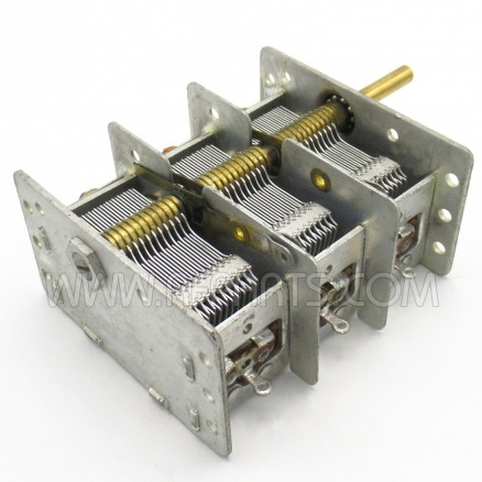 Vintage, Custom, Double, Air Variable, Capacitor, 40-1700pf, 1.25Kv, Used