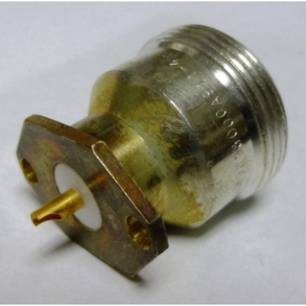 9213-000-A911-4 Connector, 7/16 DIN Female, 2 hole Panel Mount, Delta RF